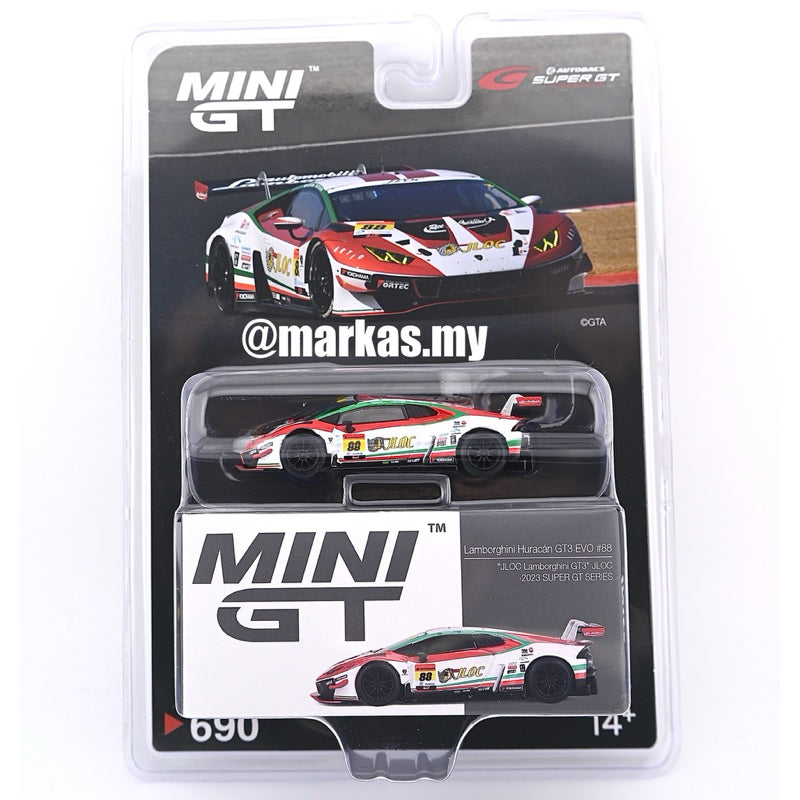 Mini GT - [Japan Exclusive] Lamborghini Huracán GT3 EVO2 #88 Blister P – 1-64 Specialist
