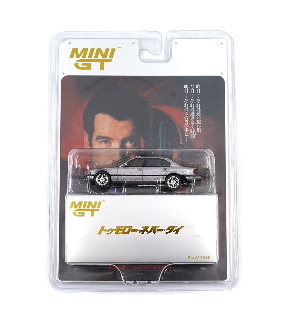 BMW 750IL 007 James Bond "Tomorrow Never Dies" - Mini GT - Scale 1/64 ...