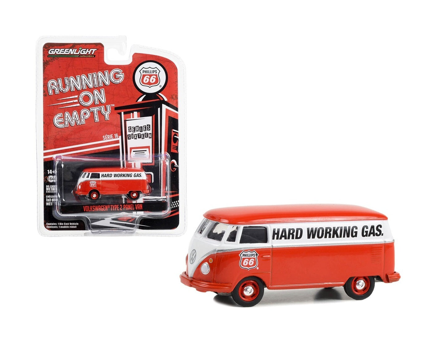 Greenlight Collectibles - Volkswagen Type 2 Panel Van Phillips 66 Seri ...