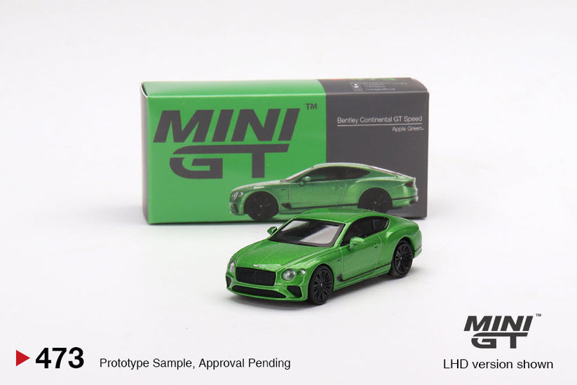 Mini GT - Bentley Continental GT Speed 2022 Apple Green MiJo Exclusi ...