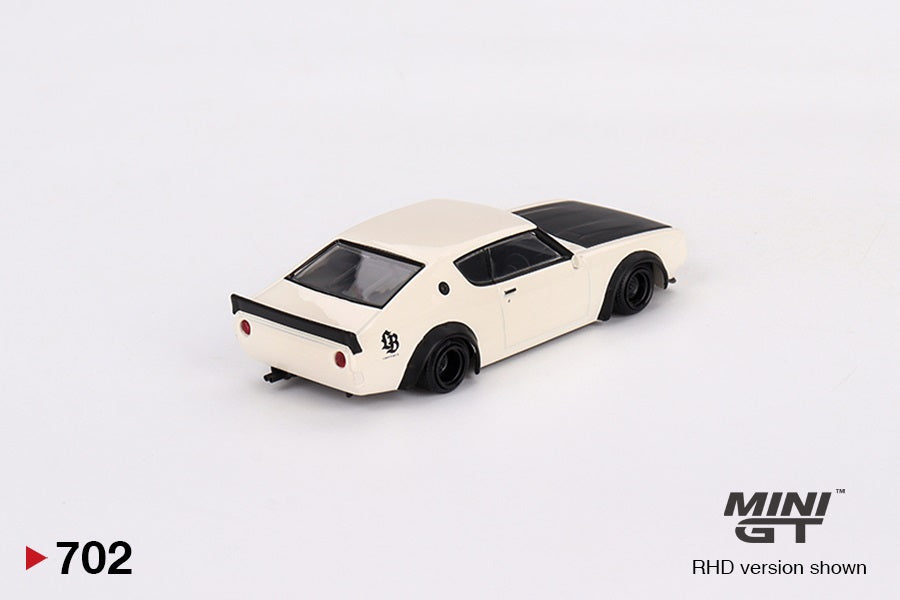 Mini GT - Nissan Skyline Kenmeri Liberty Walk White RDH - Scale 1/64 M ...