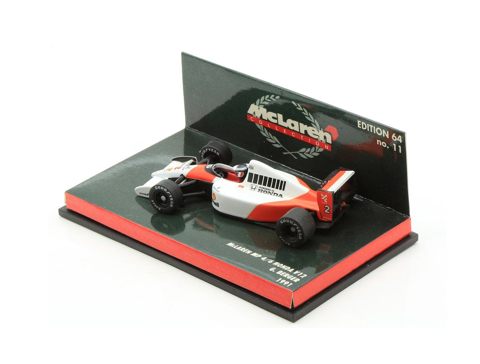 Minichamps - McLaren MP4/6 Honda V12 1991 #2 G.Berger - Scale 1/64 530 ...
