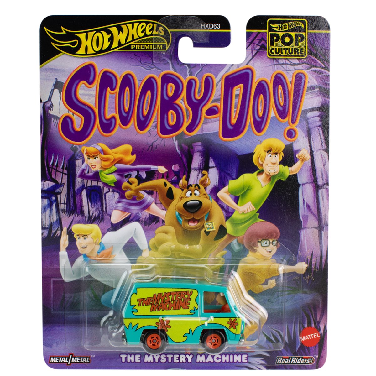 Hot Wheels Premium - Scooby-Doo The Mystery Machine - Pop Culture Scal ...