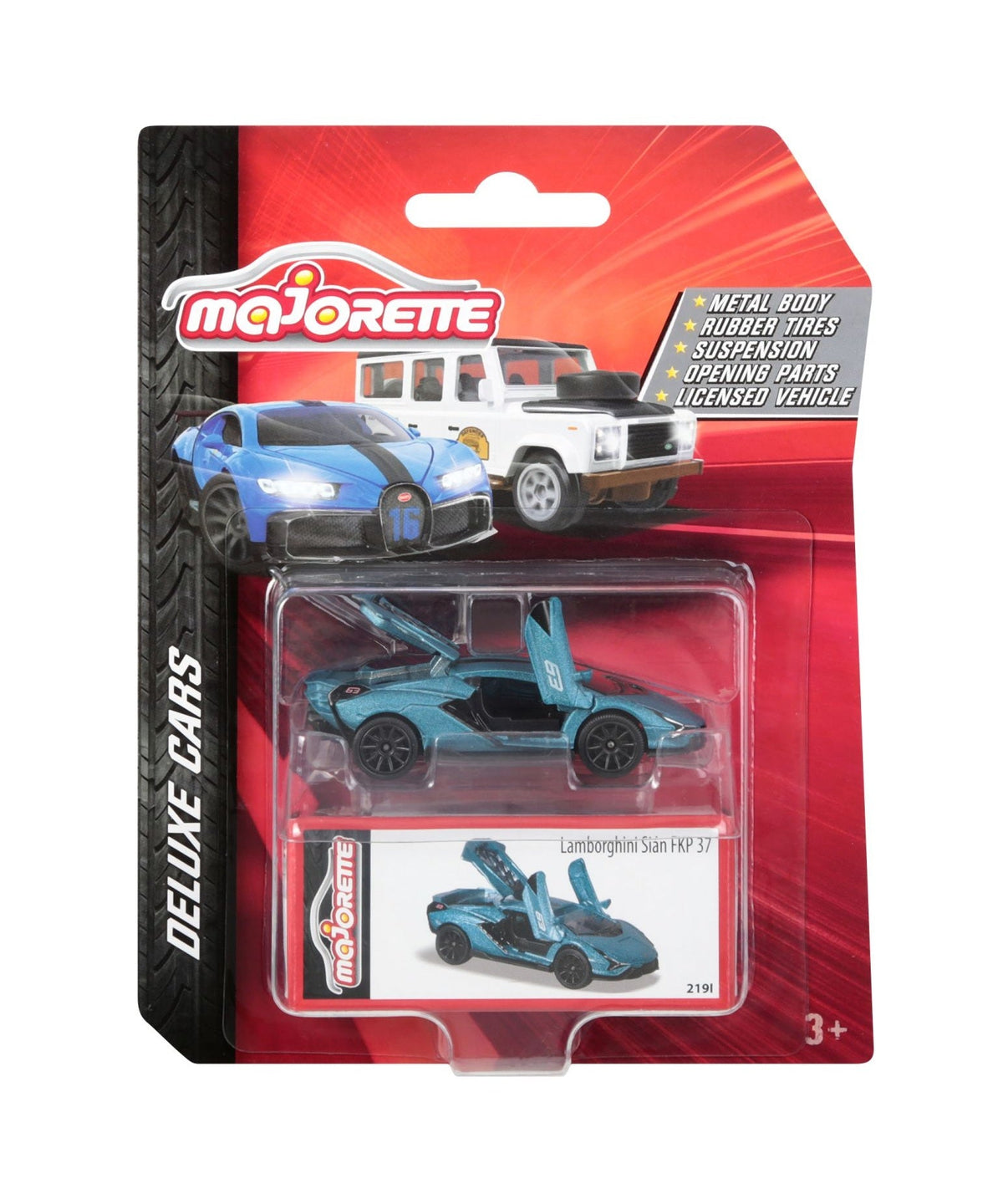 Majorette - Lamborghini Sian FKP 37 Blue - Scale 1/64 – 1-64 Specialist
